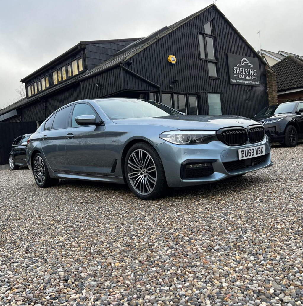 SOLD - Used BMW 5 SERIES 2018 Blue in Bishops Stortford, Essex ...